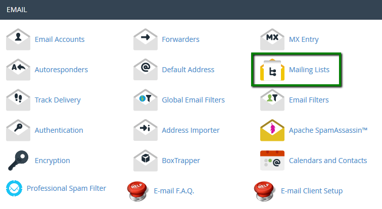 Learn To Manage Mailing Lists In CPanel Web Hosting FAQs By MilesWeb