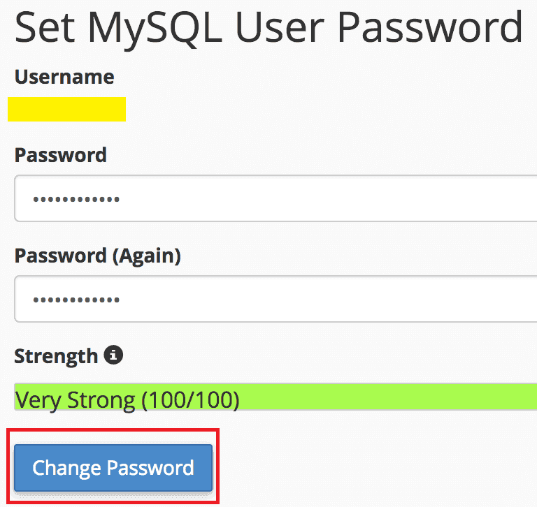 How To Set A New Database User Password If It Gets Lost 2821