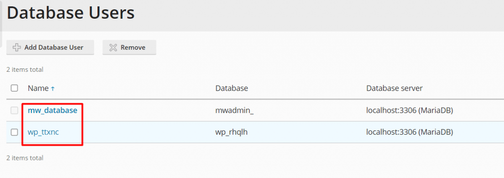 How To Modify Database User Privileges In Plesk Panel